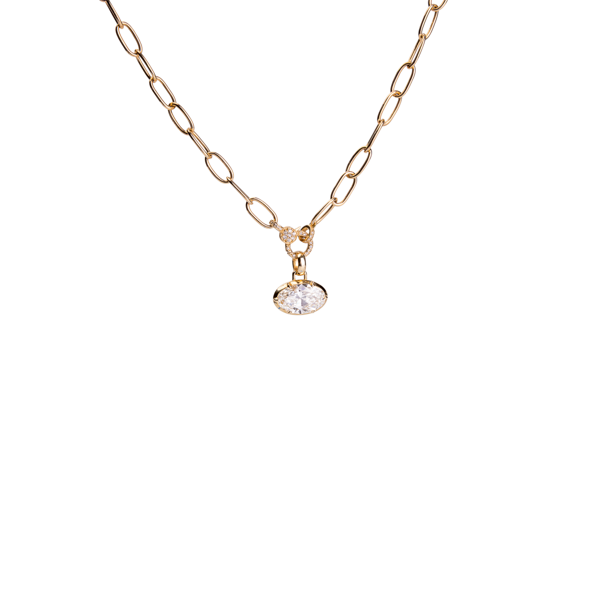 East West Bezel Set Lab Diamond Pendant – Rocks With Soul